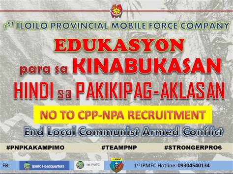 1st Iloilo Pmfc Elcac Infographics No To Cpp Npa