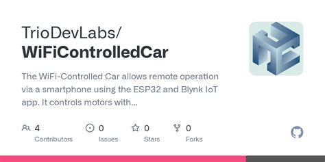 Github Triodevlabswificontrolledcar The Wifi Controlled Car Allows