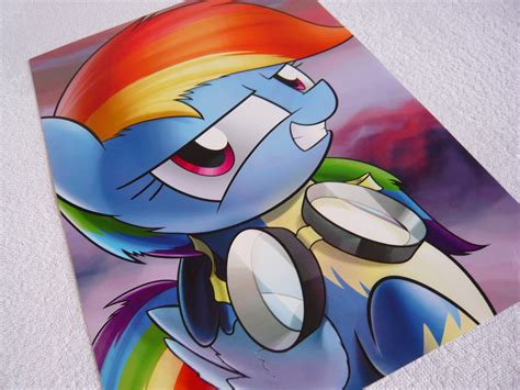 Mlp Print Rainbow Dash Etsy