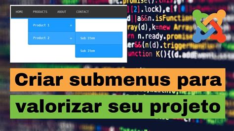 Criando Submenus No Joomla 3x Básico 2018 Youtube