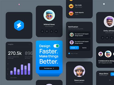 user interface components for supaui ☪️ dark mode by tran mau tri tam