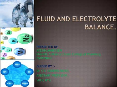 Fluid And Electrolyte Balance Pptx