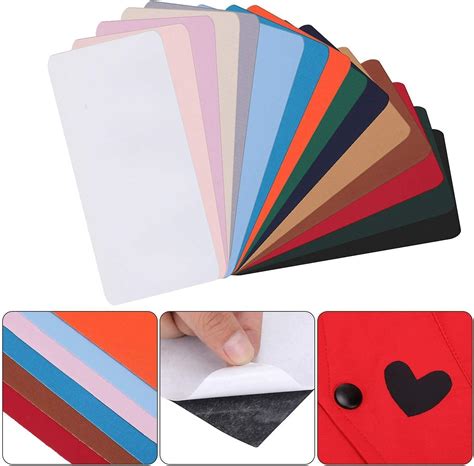Willbond 15 Pieces Self Adhesive Nylon Repair Patches Waterproof