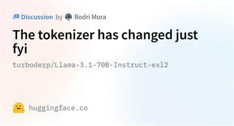 Turboderp Llama B Instruct Exl The Tokenizer Has Changed Just Fyi