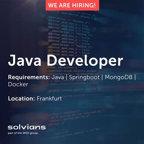 Akriti K On Linkedin Java Frankfurt Solvians Wsd Fintech