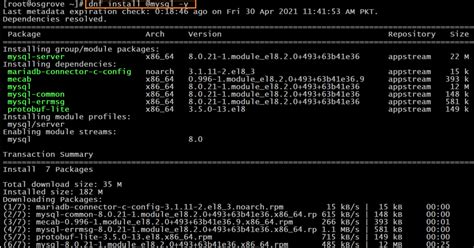 Install Mysql On Centos 8 And Rhel 8 Osgrove