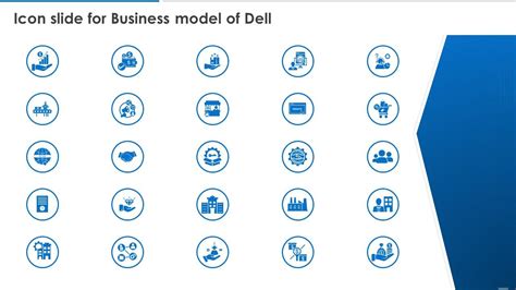 Icon Slide For Business Model Of Dell Ppt Icon Graphics Tutorials Bmc
