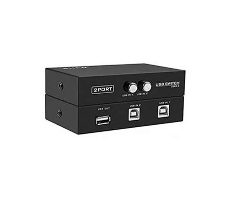 MakWorld Ports USB Selector Switch Box For PC Share USB Device Printer PC Scanner