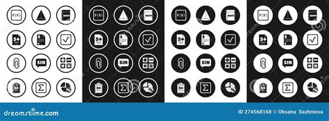 Set Book With Word Mathematics Test Exam Sheet Function Mathematical Symbol Square Root