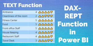DAX REPT Function TEXT Function Power BI Docs