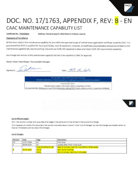 Spc 17 1763 Appf Rev B Caac Maintenance Capability List En