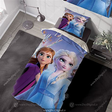 قیمت و خرید روتختی دخترانه السا و آنا سه بعدی Pk 5498 چاپ دی تولید