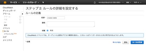Cloudwatch Eventsとlambdaでdynamodbのテーブルを定期作成する Developersio