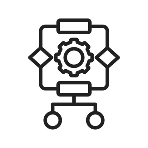 Algorithm Code Ai Machine Learning Logic Process Data Icon
