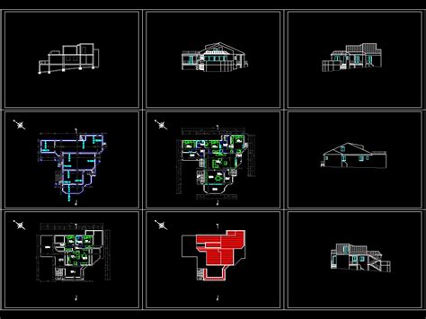 Edificio Multifamiliar Moderno En Dwg 179 Mb Librería Cad