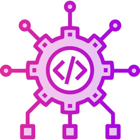 Algorithm Generic Gradient Lineal Color Icon