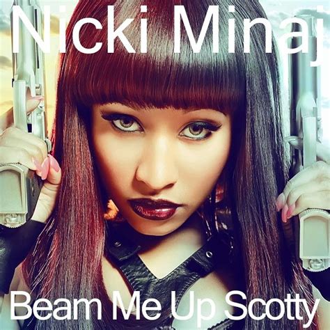 Nicki Minaj Beam Me Up Scotty Photoshoot