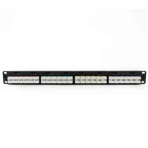 1u 24 Port Unshielded Utp Removable Blank Patch Panel With Back Bar