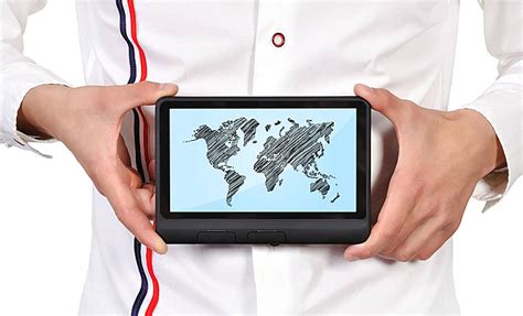A Tablet Displaying A 3d Map Navigation View Vector Direction Gadget Cellular Png And Vector