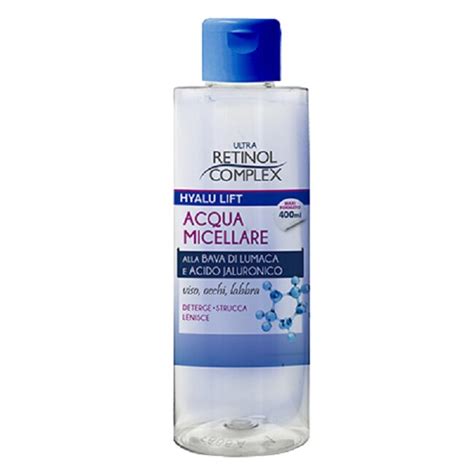 Мицеларна вода със серум от охлюви и хиалуронова киселина Ultra Retinol Complex 400 Ml Emag Bg