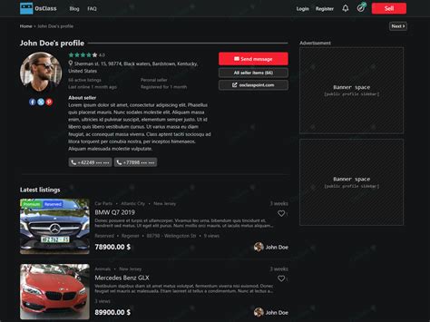 Zeta Osclass Theme Premium Responsive Template For Osclass Cms Osclass Themes Osclasspoint