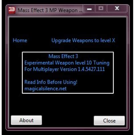 Multiplayer Weapon Tuning Me3