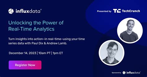 Influxdata On Linkedin Unlocking The Benefits Of Real Time Analytics Dec 14 Ringcentral Events