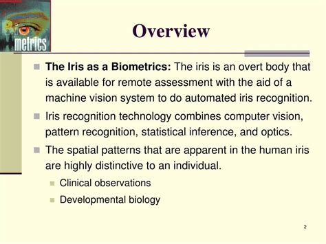 PPT Automated Iris Recognition Technology Iris Biometric System PowerPoint Presentation ID