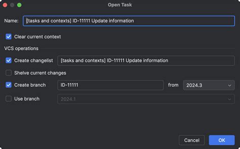 Manage Tasks IntelliJ IDEA Documentation