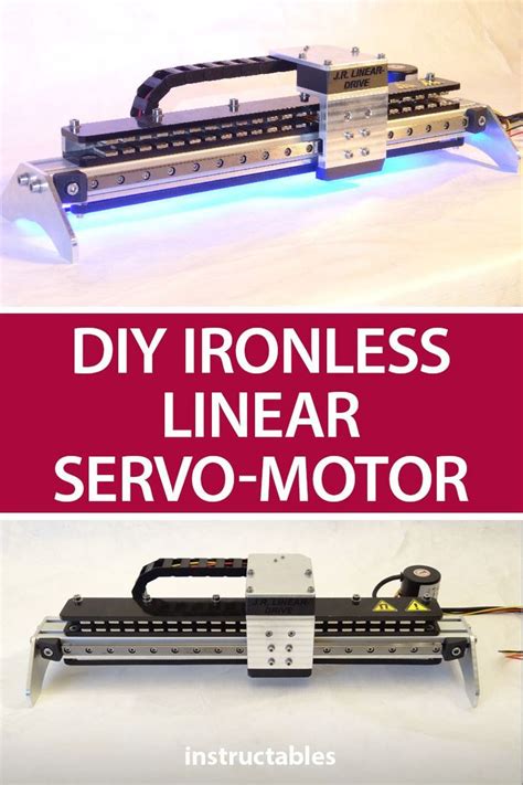 DIY IRONLESS LINEAR SERVO MOTOR Electronics Projects Diy Cnc Motor