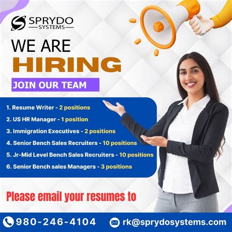 Sprydo Systems On Linkedin Sprydosystems Topstaffingagencycharlotte Hiring Optjobs Cptjobs