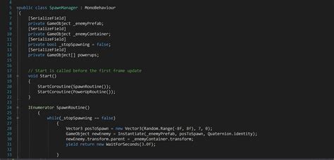 How To Create A Spawning Object Without Over Cluttering The Game In Unity Angela Jones Wright