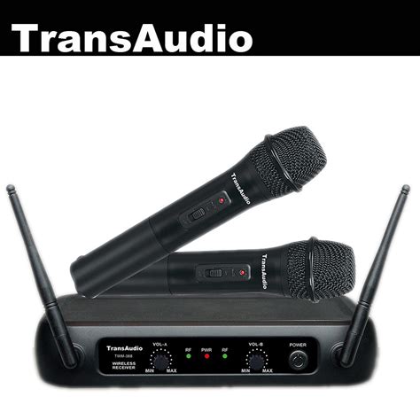 Transaudio Vhf Dual Frequency Wireless Microphone Twm 368hh Shopee Malaysia