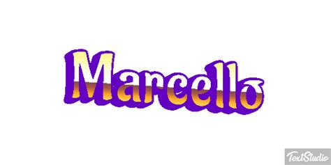 Marcello Name Animated  Logo Designs