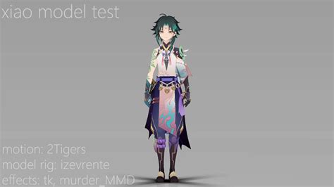 Artstation Xiao 3d Model Genshin Impact 50 Off