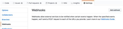 How To Configure Webhooks In Github