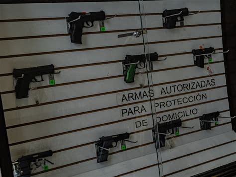 At Mexicos 2 Legal Gun Shops A Conflicted View Of Firearms Is On