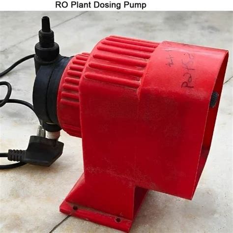 Ro Plant Dosing Pump For Water Treatment Maximum Flow Rate 350lpm At