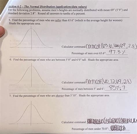 Solved Section The Normal Distribution Chegg