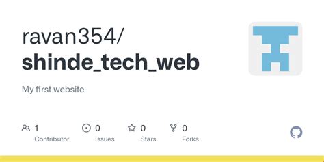 Github Ravan354shindetechweb My First Website