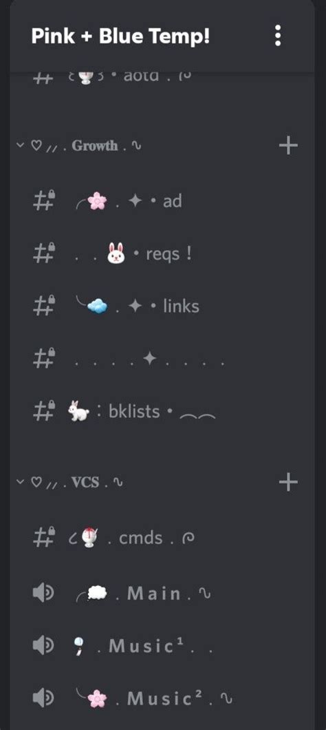 Discord Server Layout Discord Channels Cute Text Symbols Discord