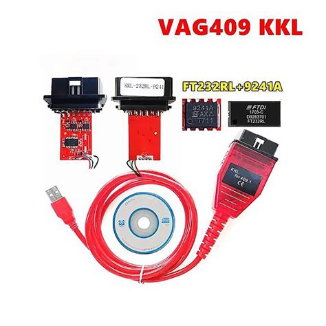 Диагностический интерфейс Vag 409 Kkl с чипом Ftdi Ft232rl 9241a Obd2 Kkl 409 Usb авто сканер