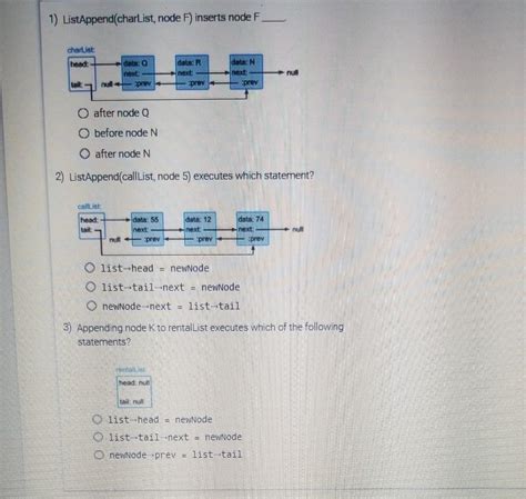 Solved 1 Each Node In A Doubly Linked List Contains Data