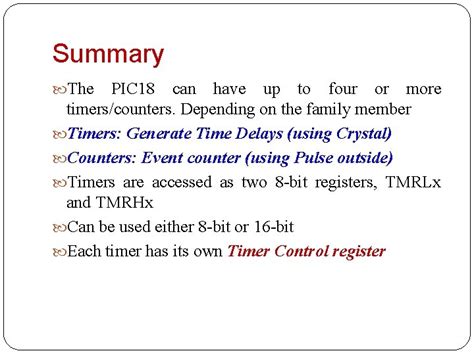 Pic 18 Timer Programming Explain The Assembly Language