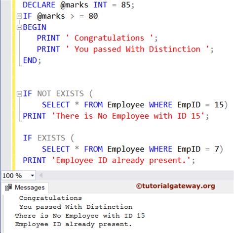 Sql If Else Statement How To Use Sql Server If Statement