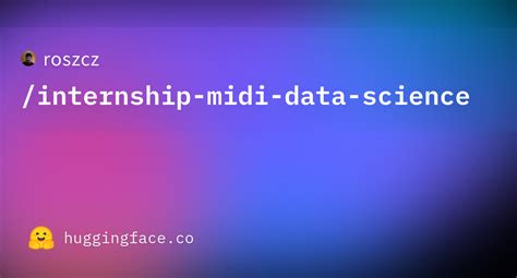 Roszczinternship Midi Data Science · Datasets At Hugging Face
