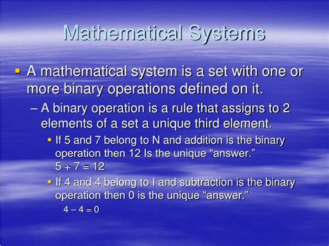 ppt mathematical systems powerpoint presentation free download id