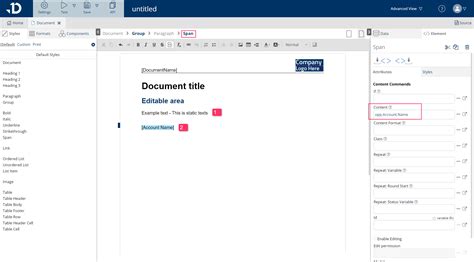 Adding Content Elements