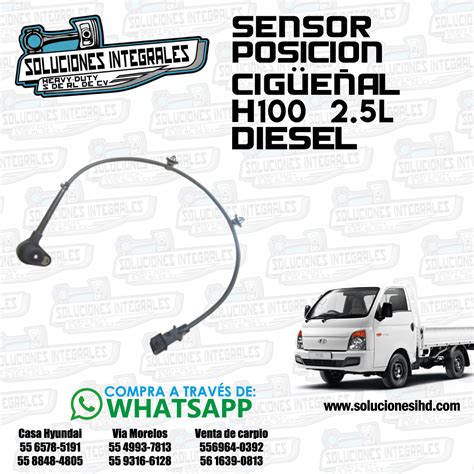 Sensor PosiciÓn CigueÑal H100 Diesel 2 5l Soluciones Ihd