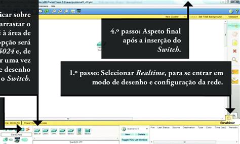 Procedimentos de inserção de um switch na rede Download Scientific Diagram